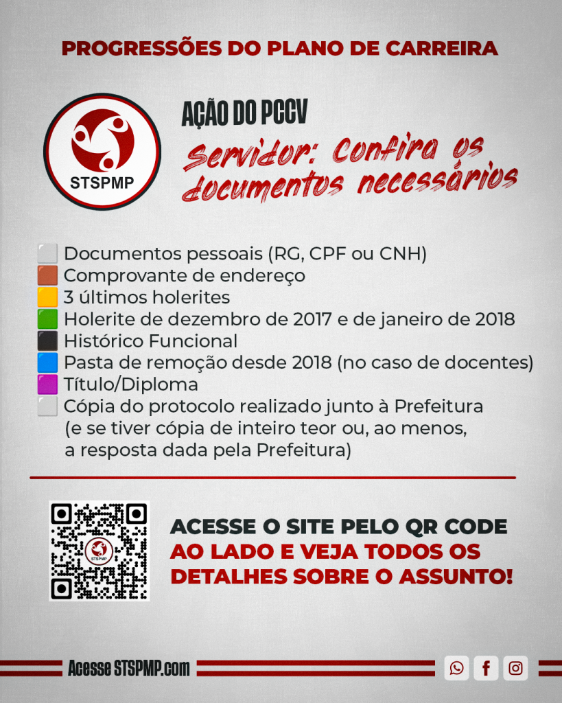 Ação do PCCV | Iremos auxiliar os associados no ingresso judicial pelas ...